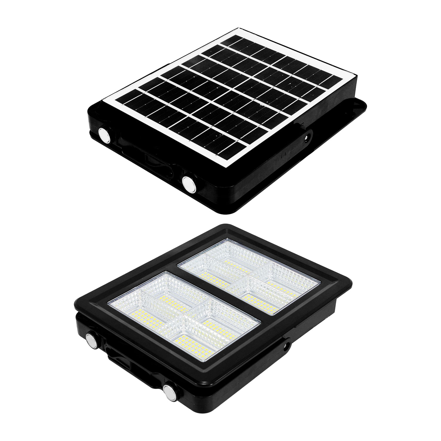 Reflector LED RECARGABLE de 200W con panel solar policristalino y ...