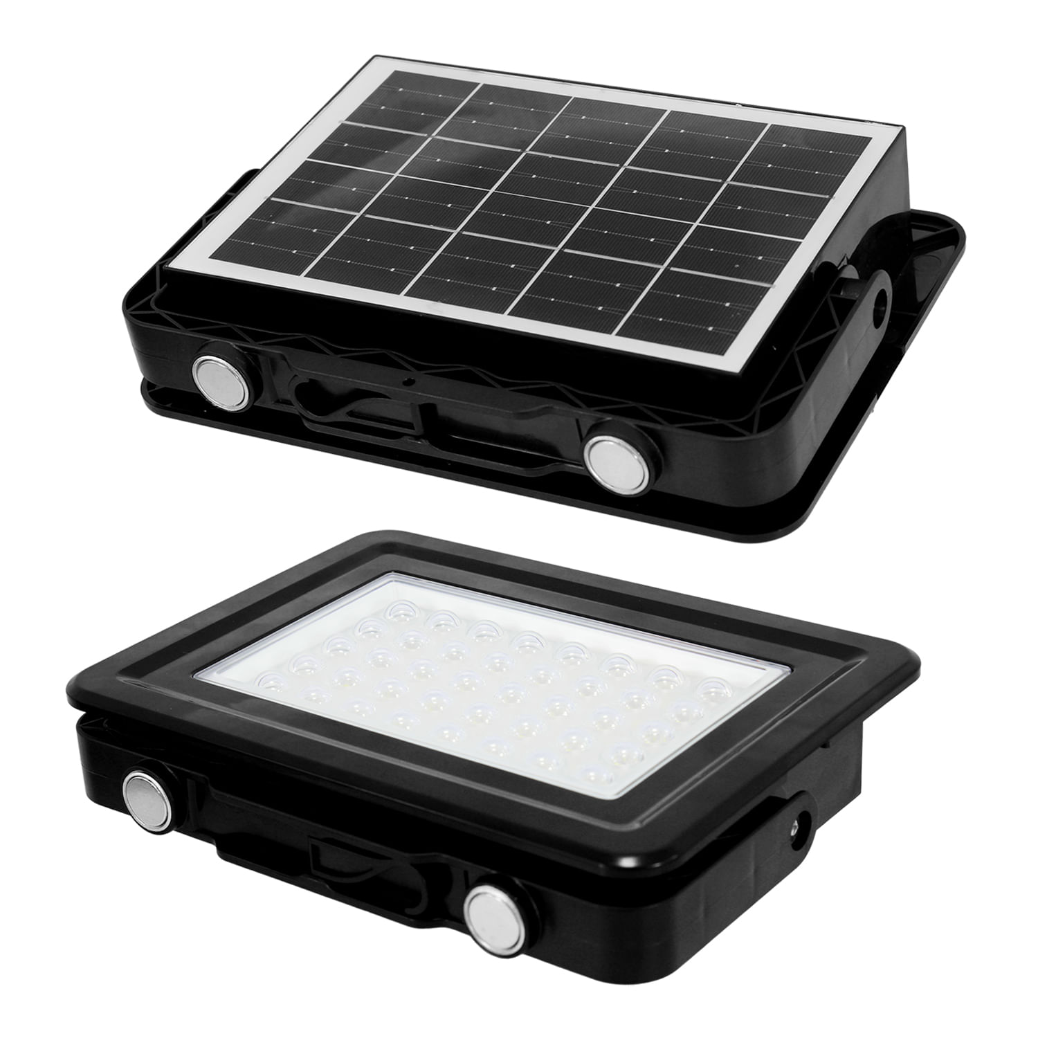 Reflector LED RECARGABLE de 300W con panel solar policristalino y ...