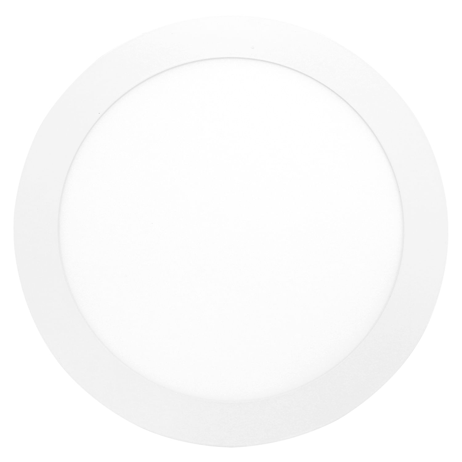 Panel LED redondo empotrable de 18W con luz neutra de 4000K a 100V ...