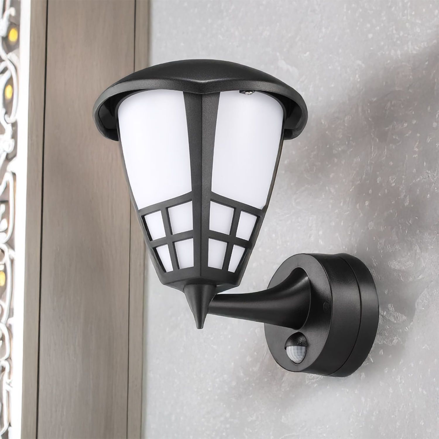 Farol para exterior con sensor, capacidad de iluminación hasta 12 m - K ...