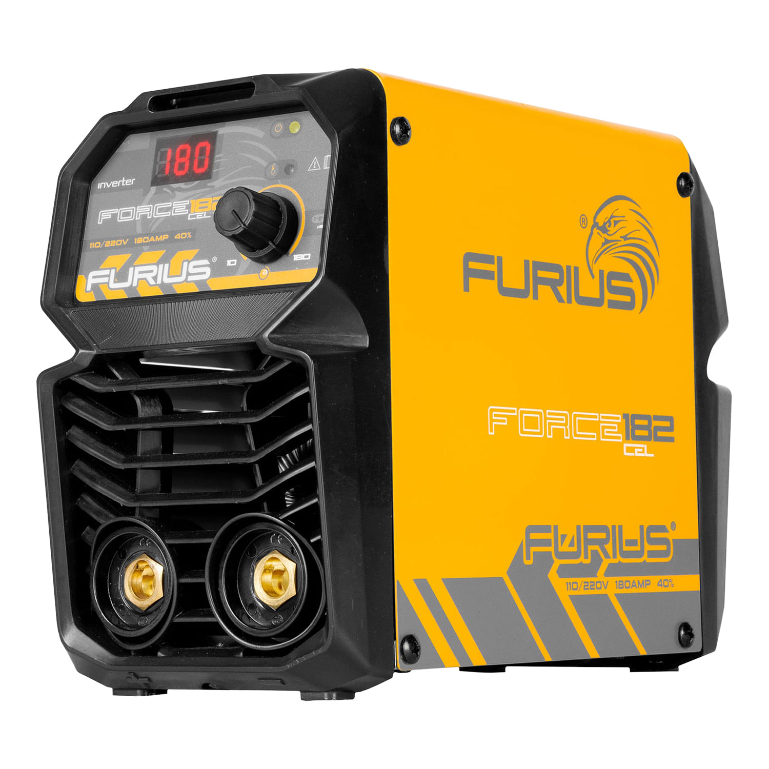 Soldadora Inverter FORCE 182CEL de 180 Amp con ciclo de trabajo de 40% ...