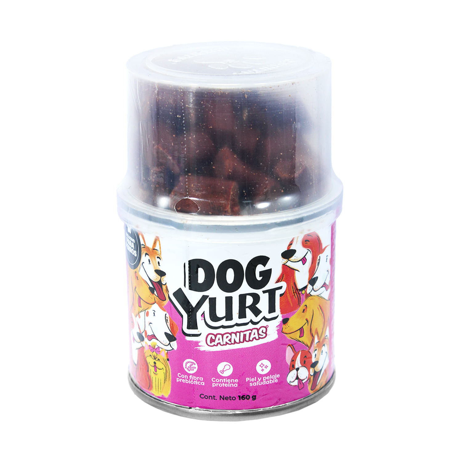 Dog yurt alimento para caninos, carnitas con fibra prebiótica de 160g ...