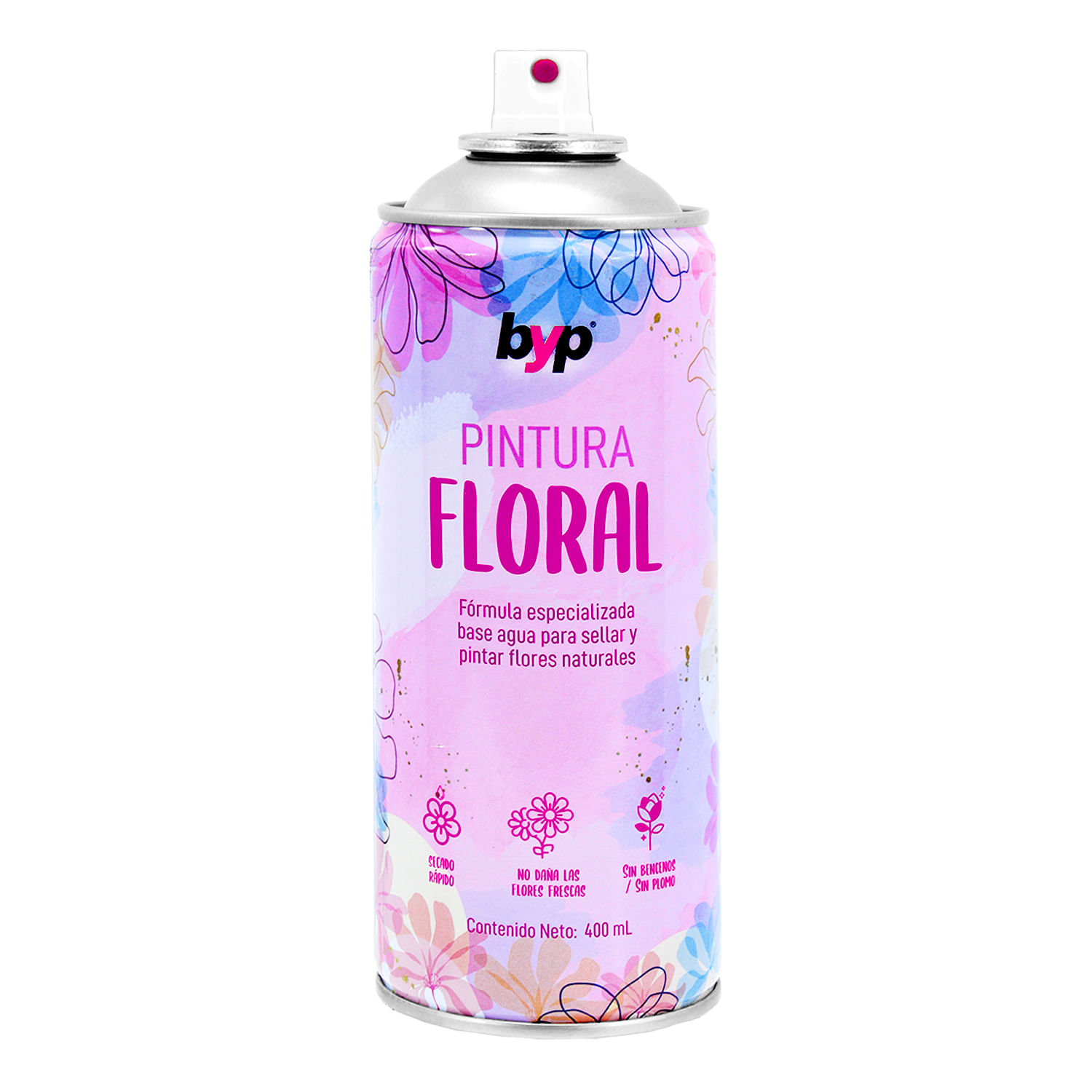 Pintura en spray "Rosa perla" en presentación de 400 ml. - BYP - Kywi