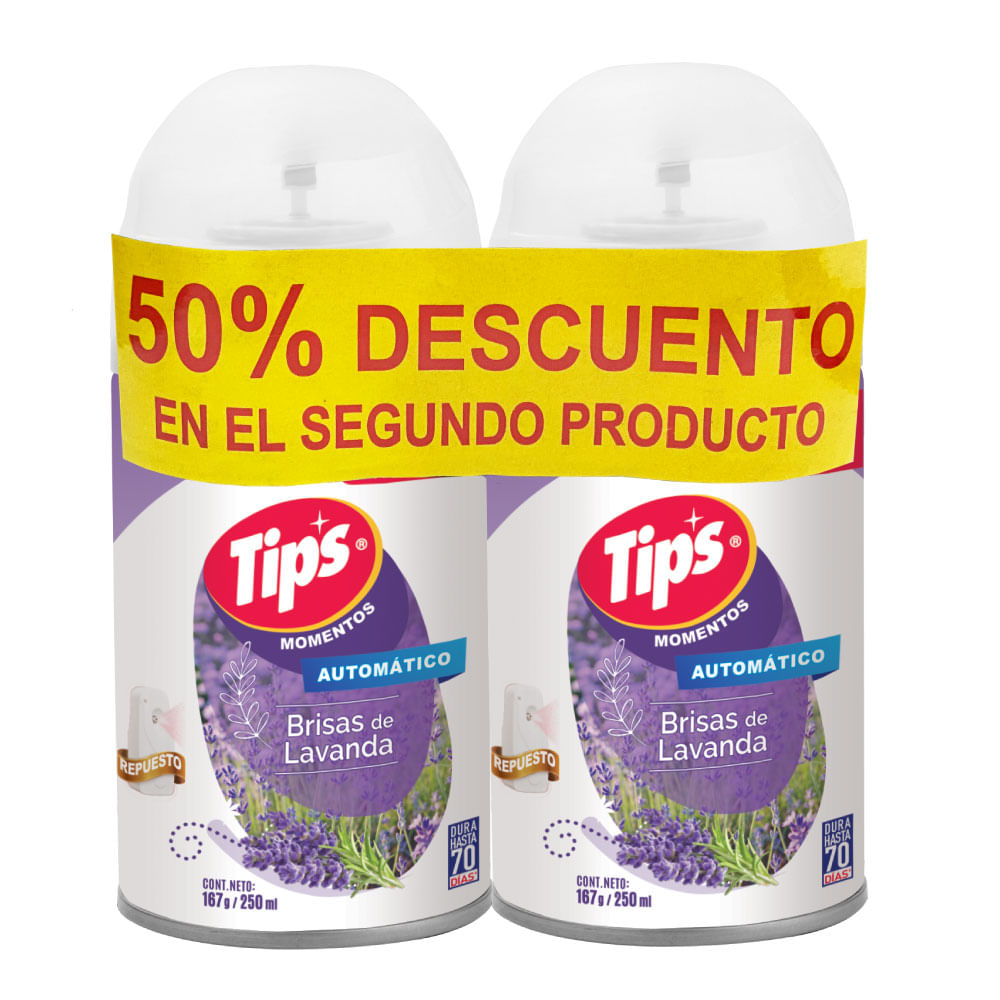 Ambiental Tips Lavanda 250Ml 2Und Rpto - TIPS - Kywi