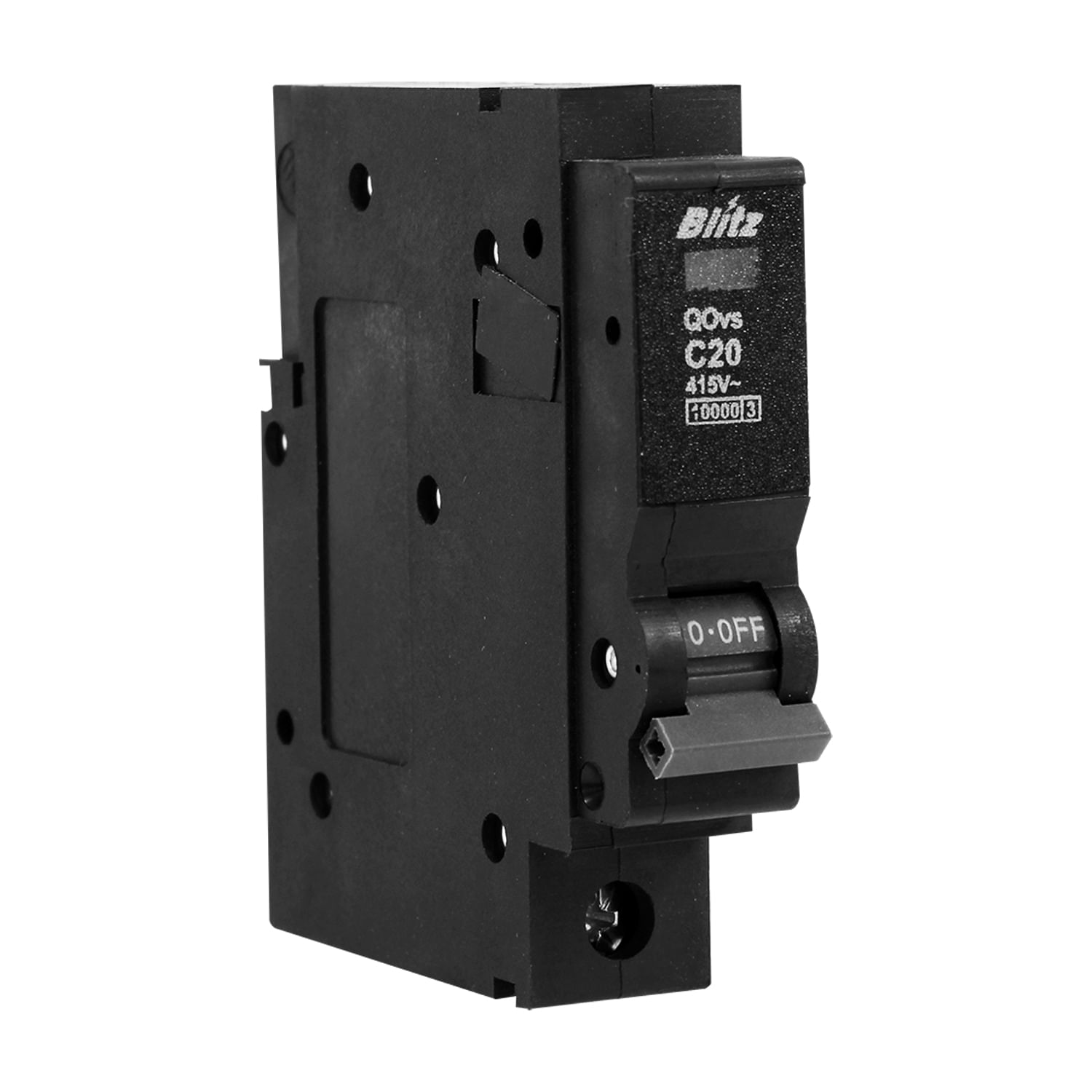 Breaker de 20 Amp hecho de plástico y metal con una palanca y 1 polo ...