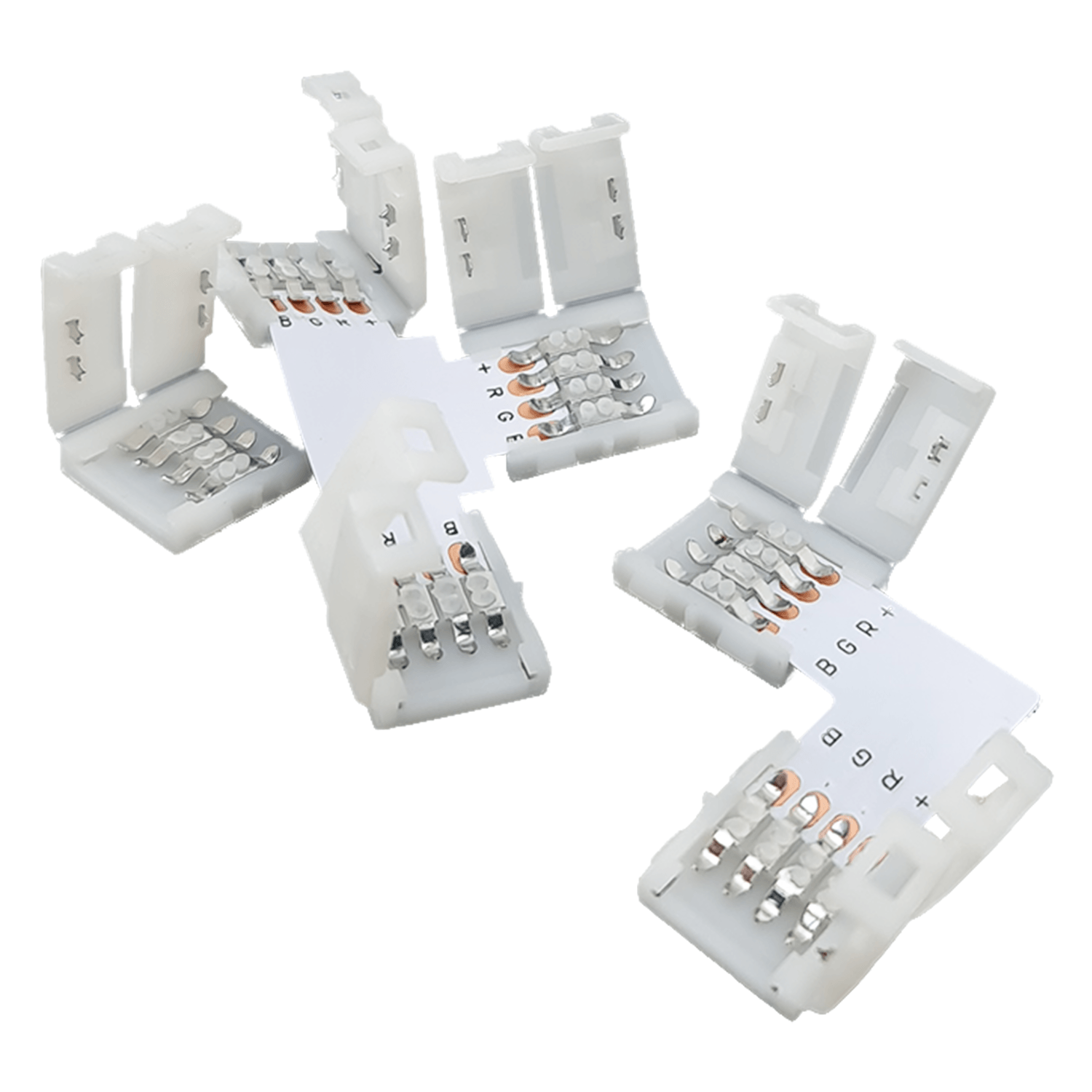 Kit de uniones para Cinta LED RGB LSC facilitando la conexión entre ...