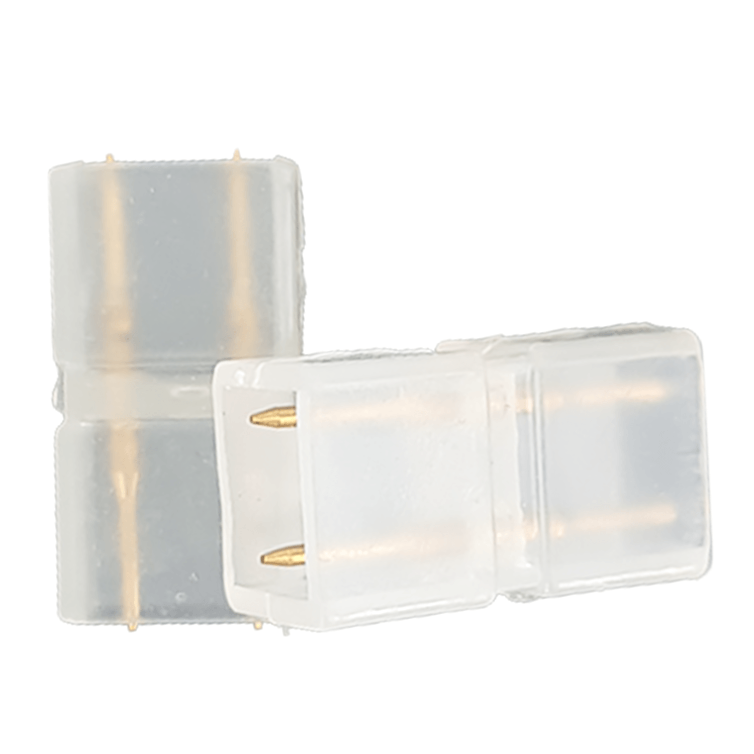 Unión para Manguera Plana LED Simple de PVC con pines de cobre; Pack x ...