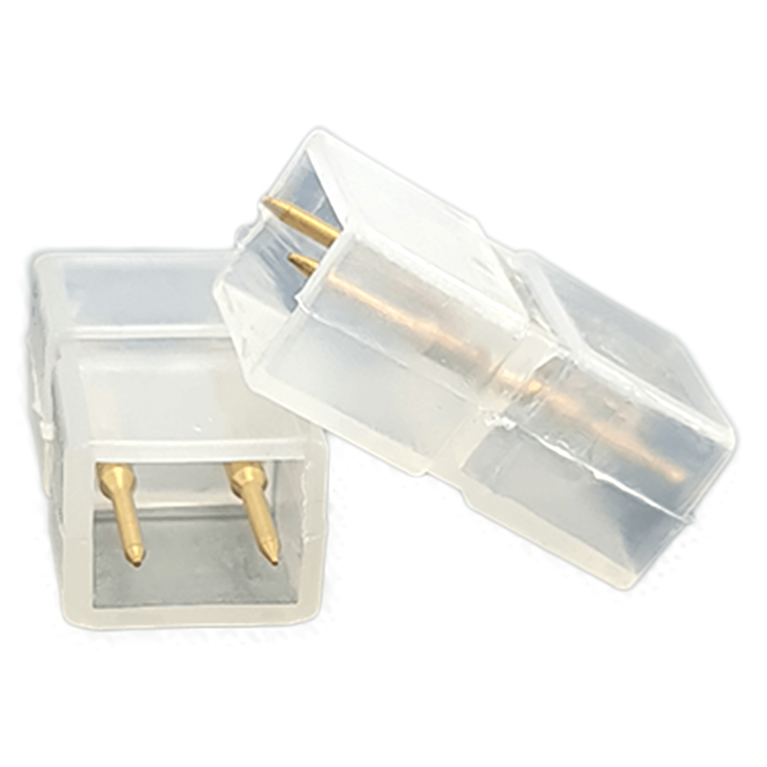 Unión para Manguera Plana LED Simple de PVC con pines de cobre; Pack x ...