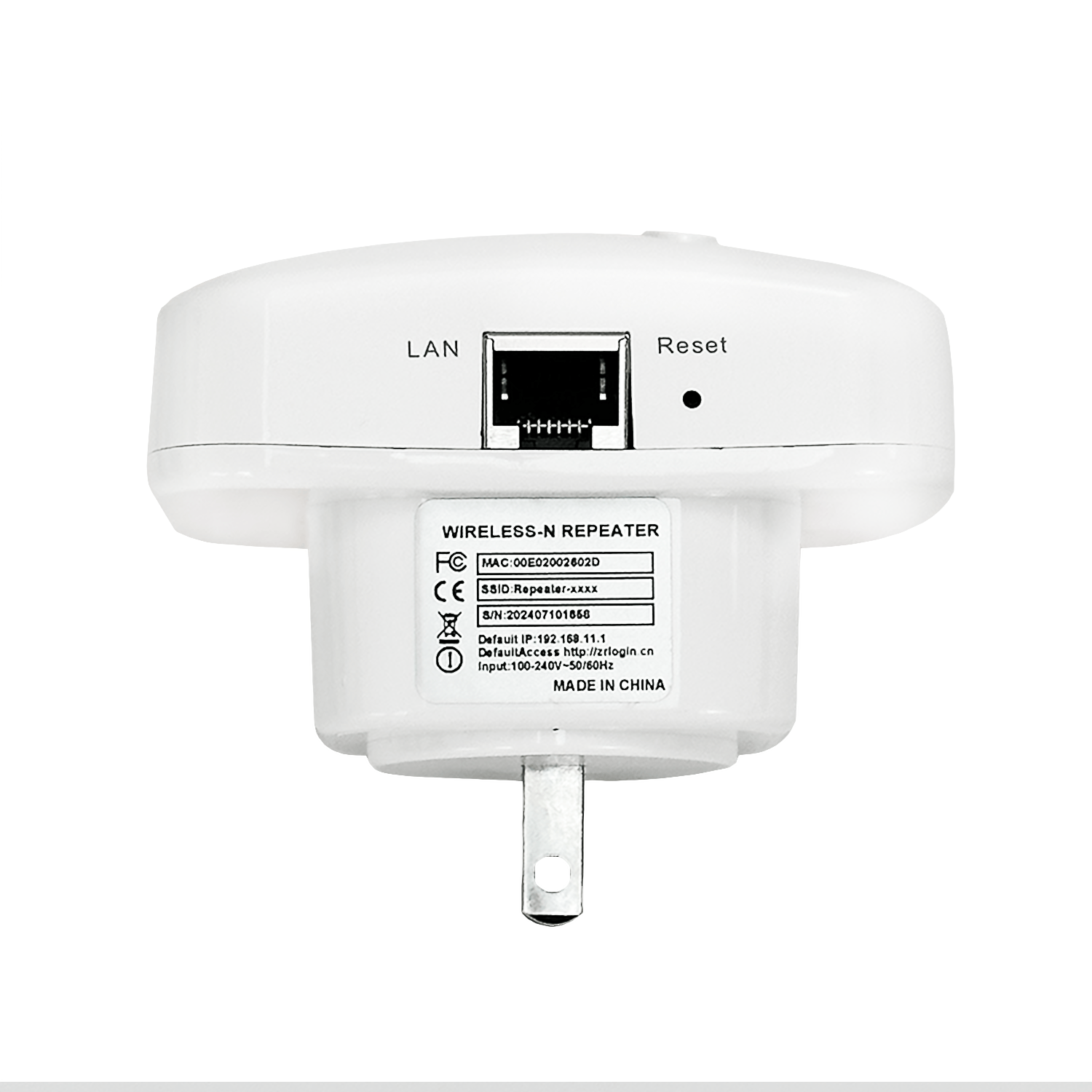 Repetidor Extensor WiFi 300 Mbps para ampliar la red Wi-Fi con un clic ...