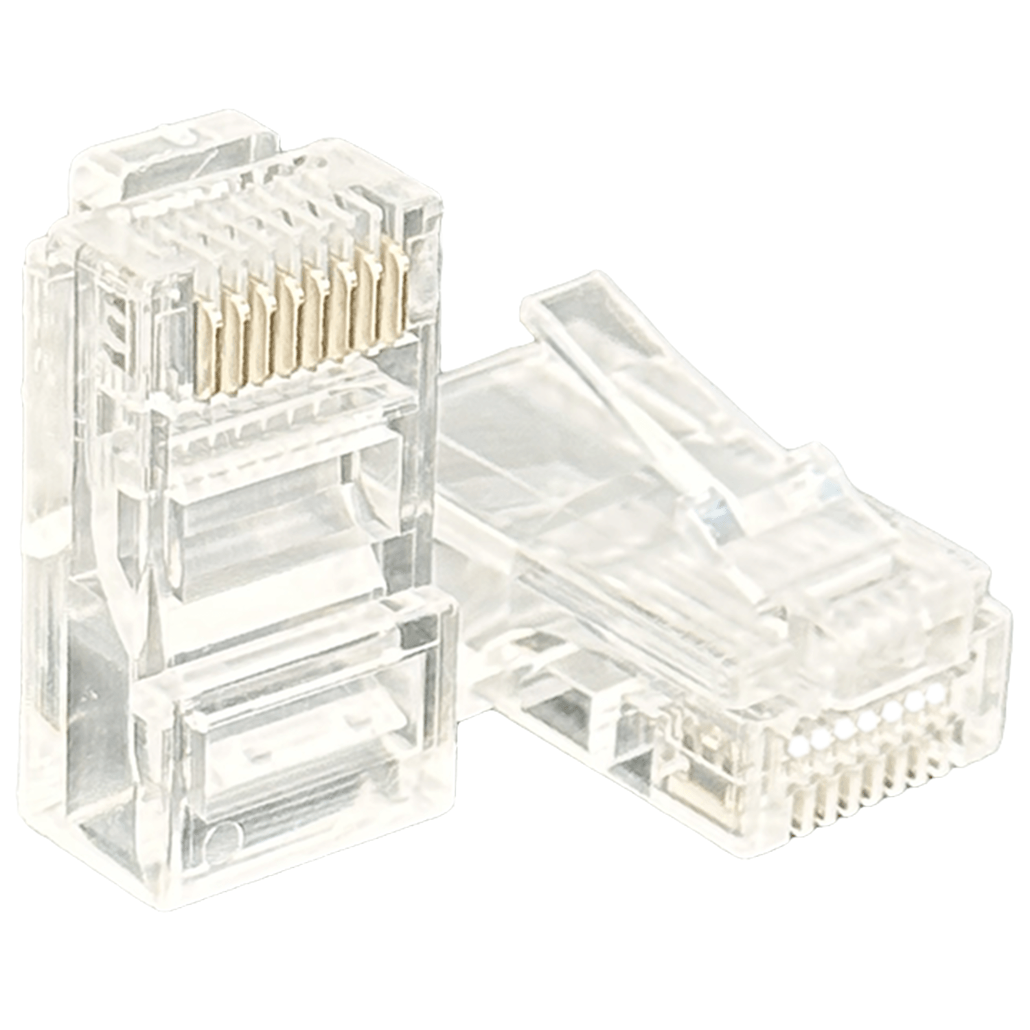 Conector RJ45 CAT6 diseñado para facilitar la alineación correcta de ...