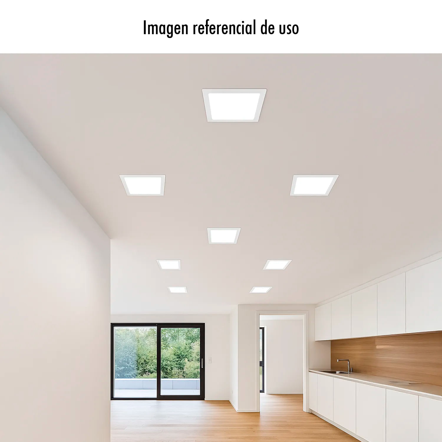 Panel LED cuadrado EMPOTRABLE de 24W, 1920lm, luz cálida. - SYLVANIA - Kywi