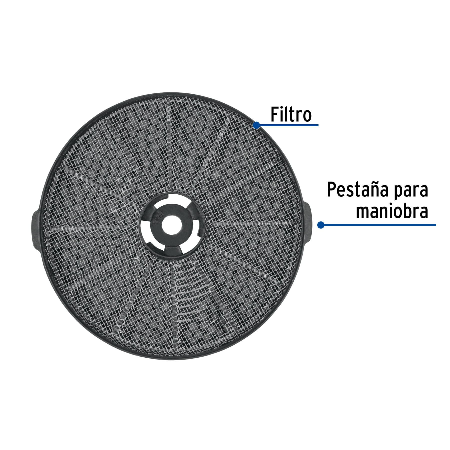 Filtro de carbón para campanas extractoras de pared CAME-80 - 60 marca ...