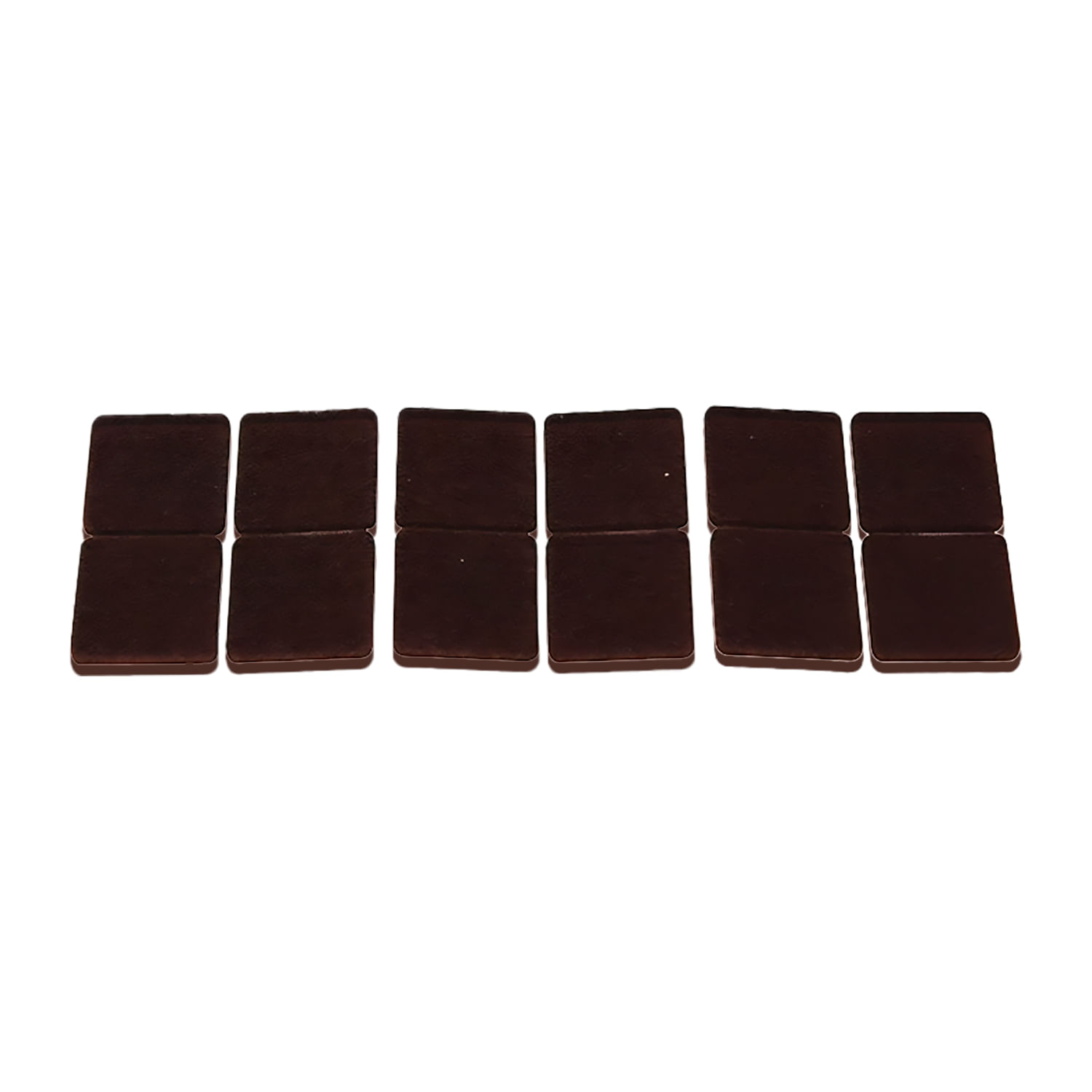 Resbalón cuadrado café de 1" x 1" en set de 12 unidades. - PROSOURCE - Kywi
