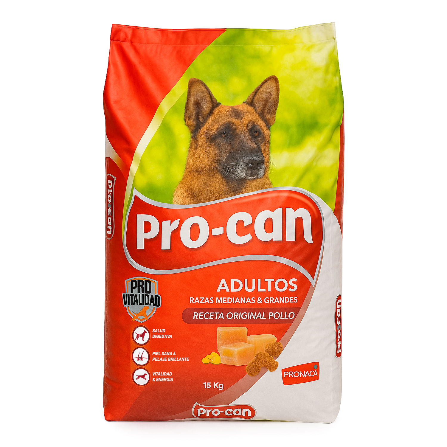 Alimento para perro adulto receta original, bulto de 15 kg - PRO-CAN - Kywi