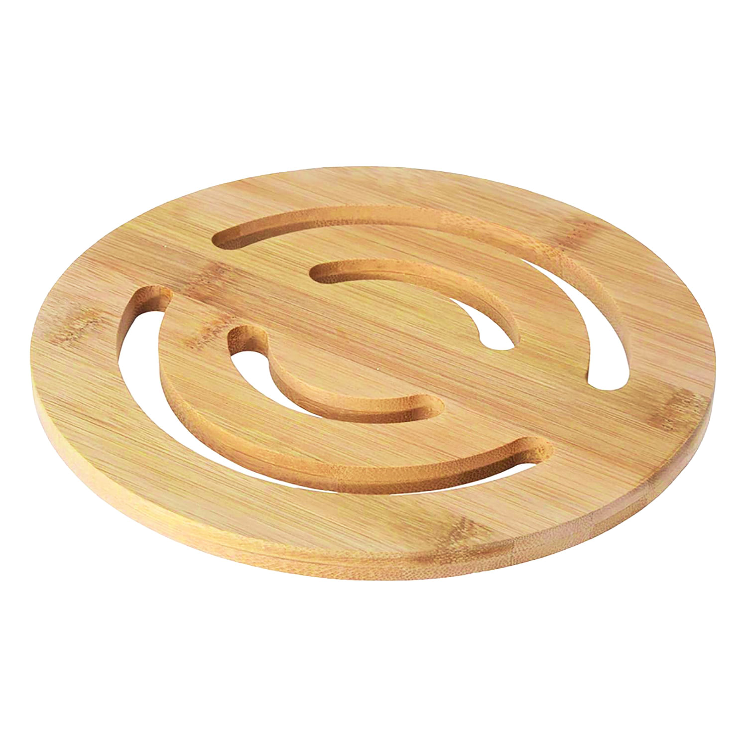 Porta olla de bambú para ollas pequeña, de 20 cm, color natural ...
