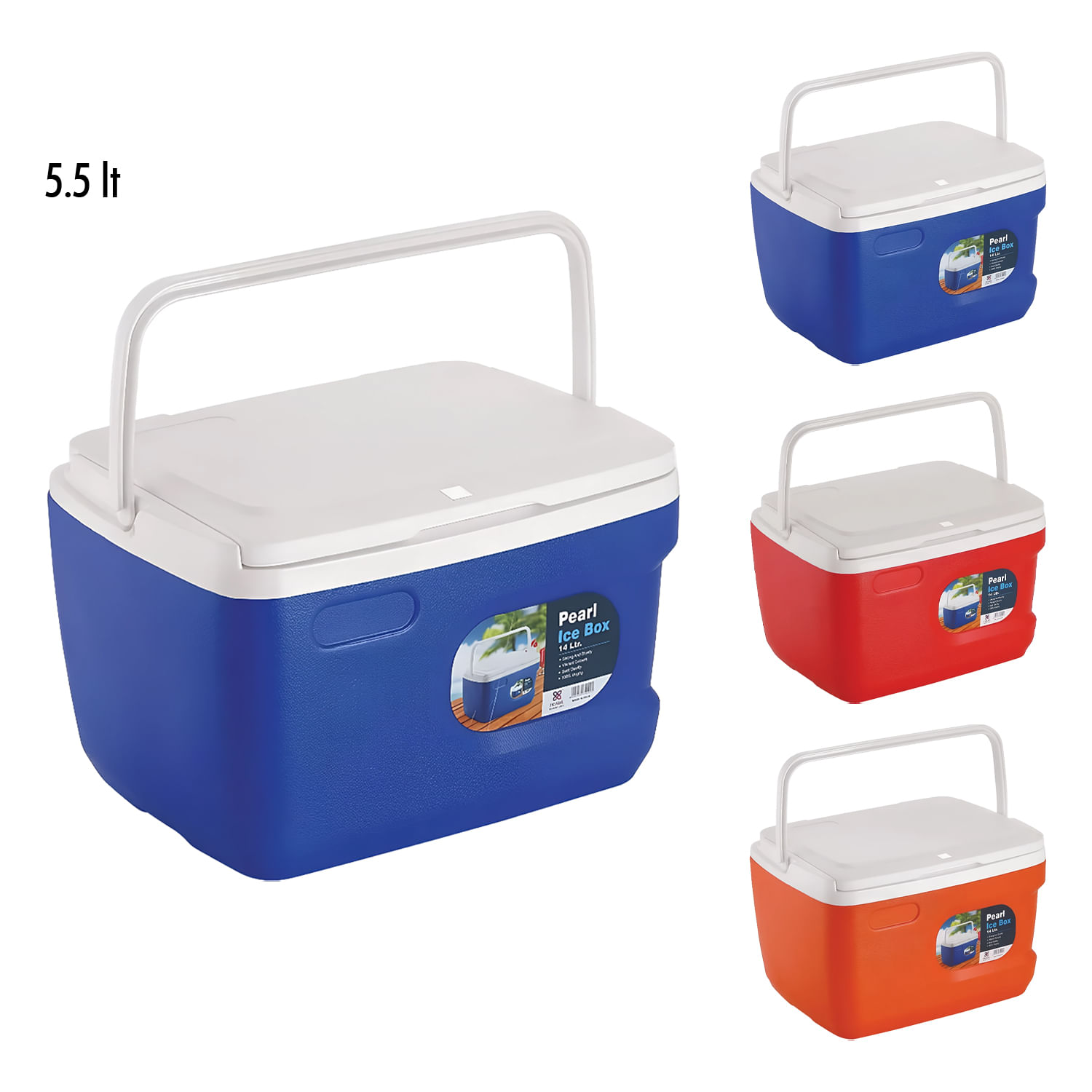 Set de 2 coolers de 14 lt y 5,5 lt respectivamente. - PEARL - Kywi