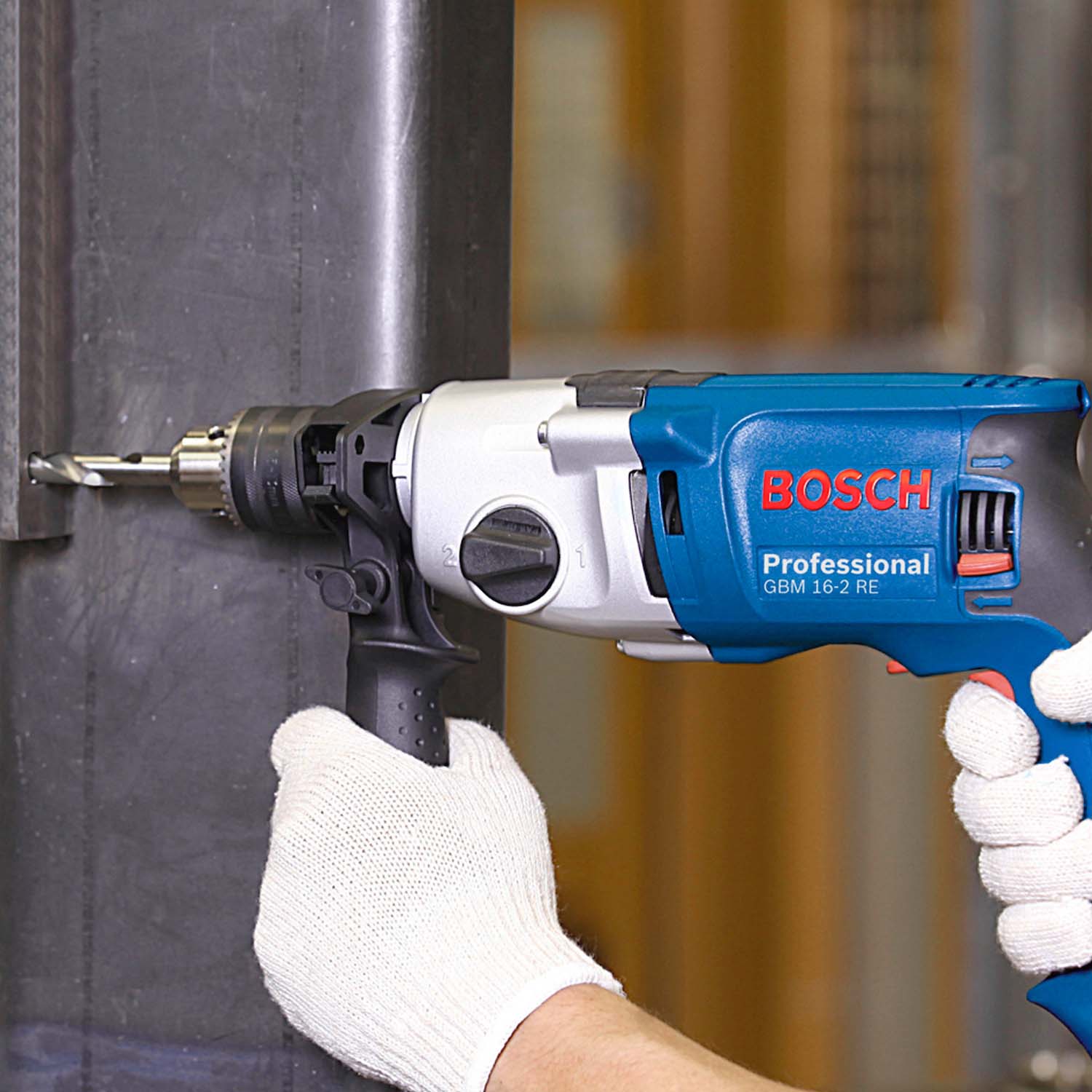 Taladro sin impacto de 1/2" VVR de 800W a 3000 RPM GBM 16-2 RE. - BOSCH ...