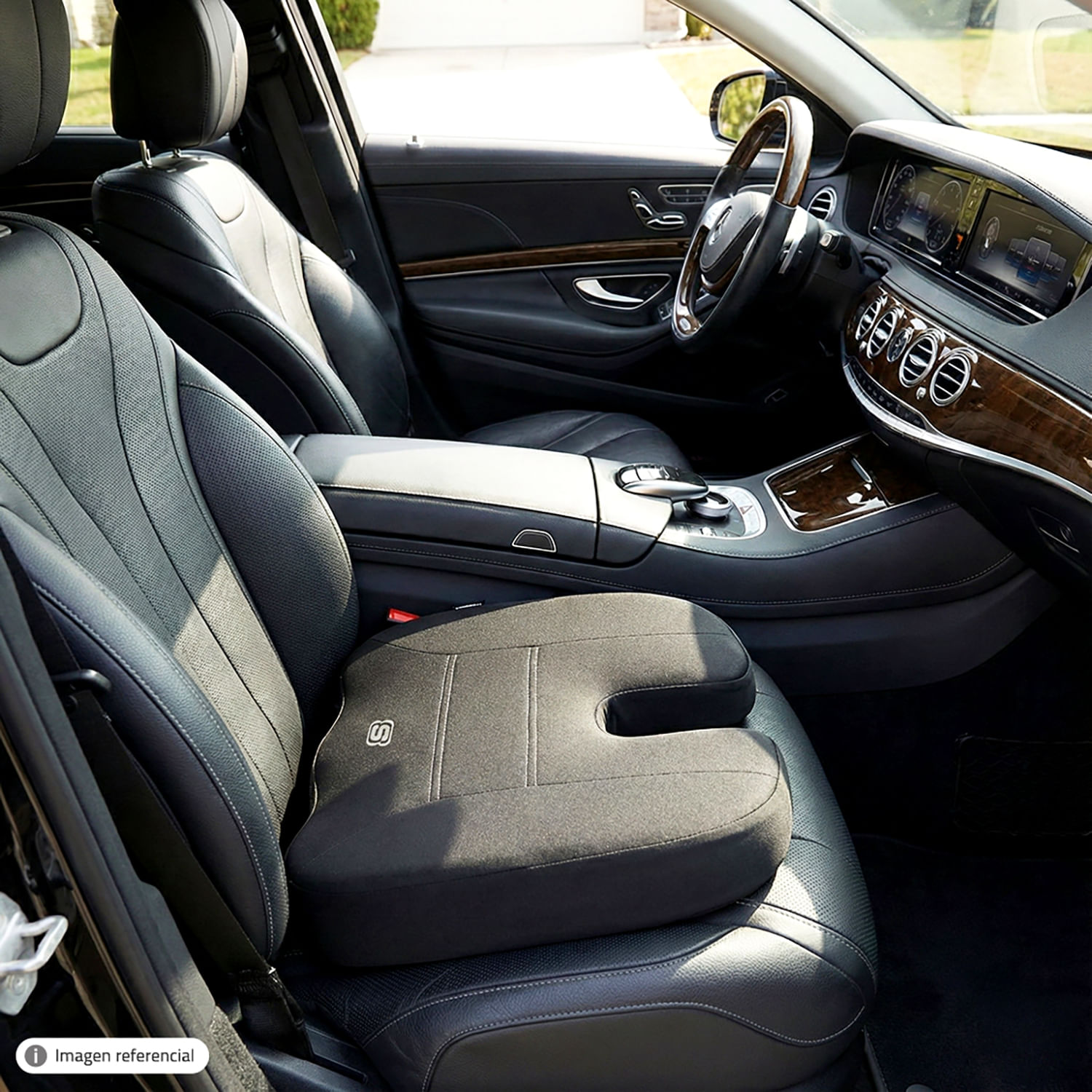 Cojín negro para asiento de conductor "Breathable comfort ...