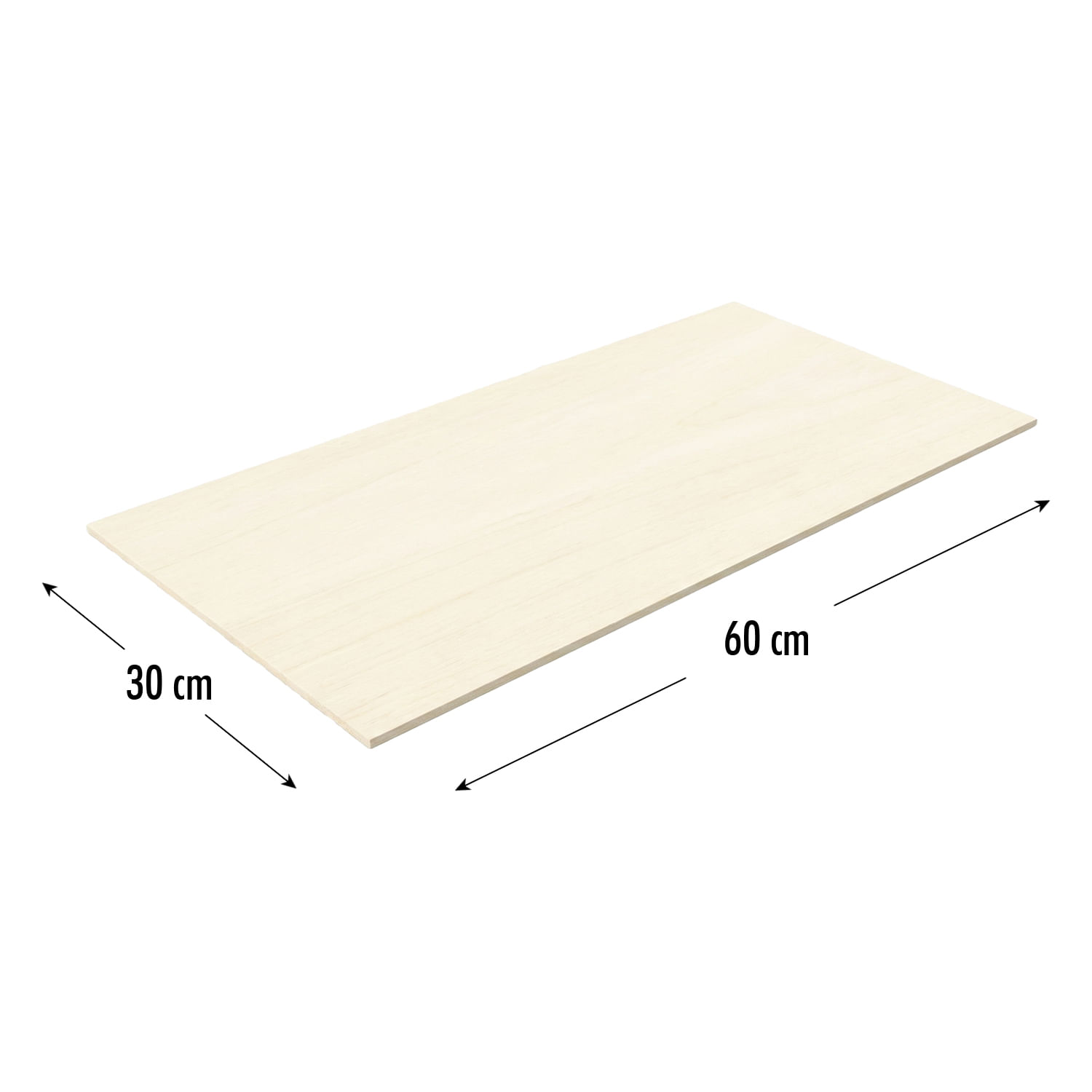 Balsa tipo plancha de madera, de 0,2 x 30 x 60 cm, color natural. - FL ...