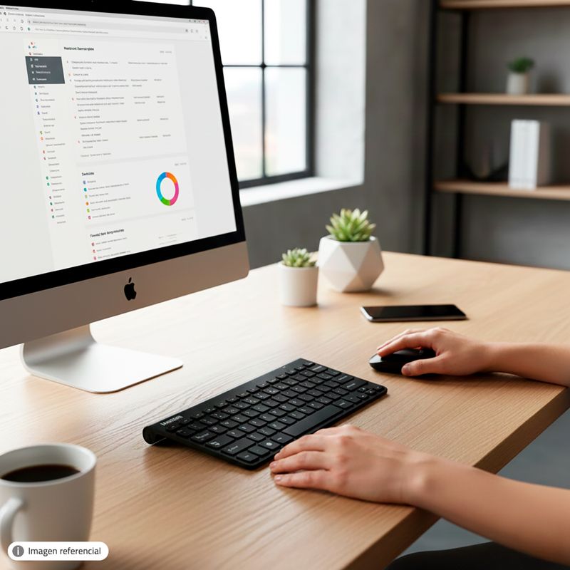 Combo Teclado + Mouse Inalámbrico WIRELESS, en color negro, incluye ...