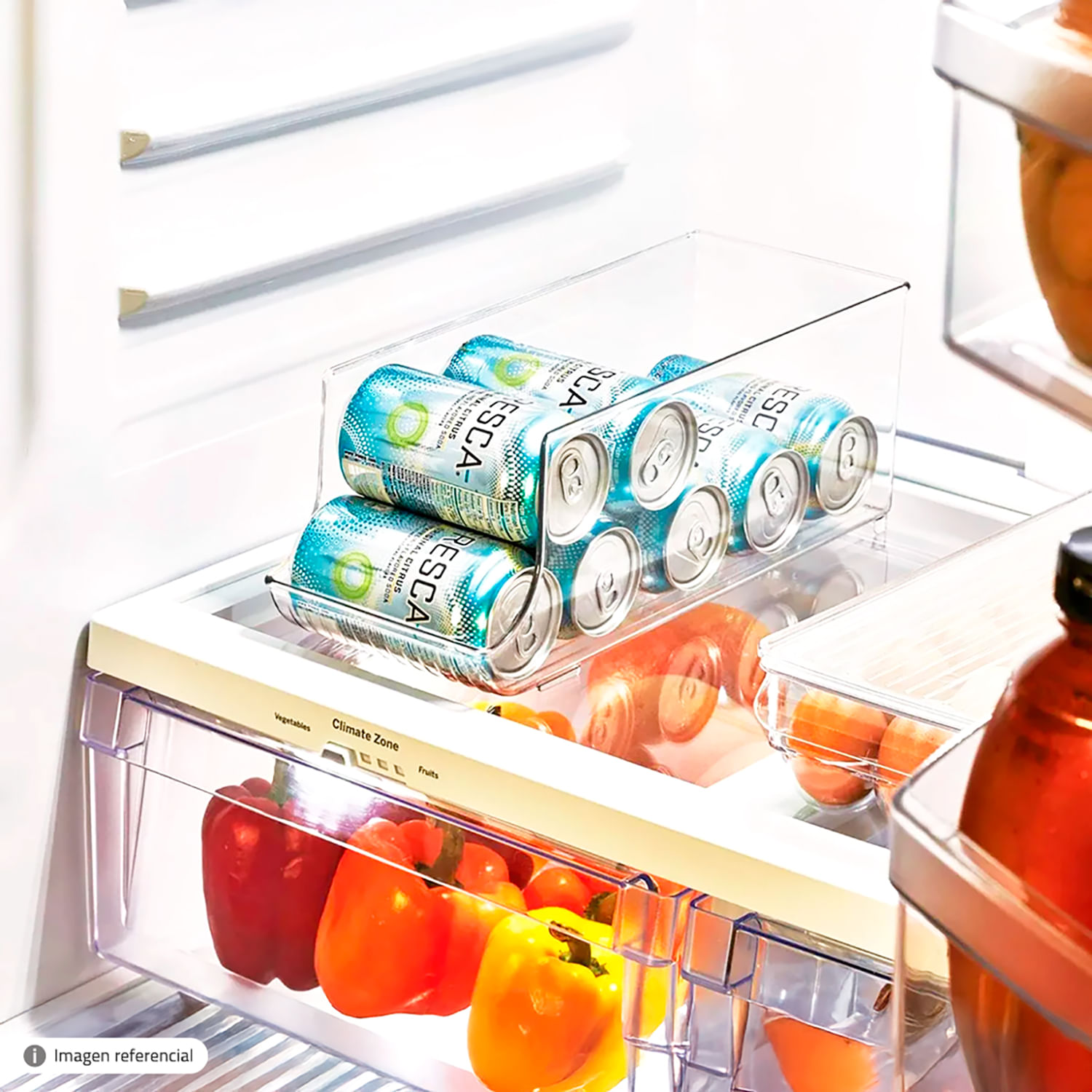 Organizador pata latas de SODA o cerveza, de plástico, capacidad 9 ...