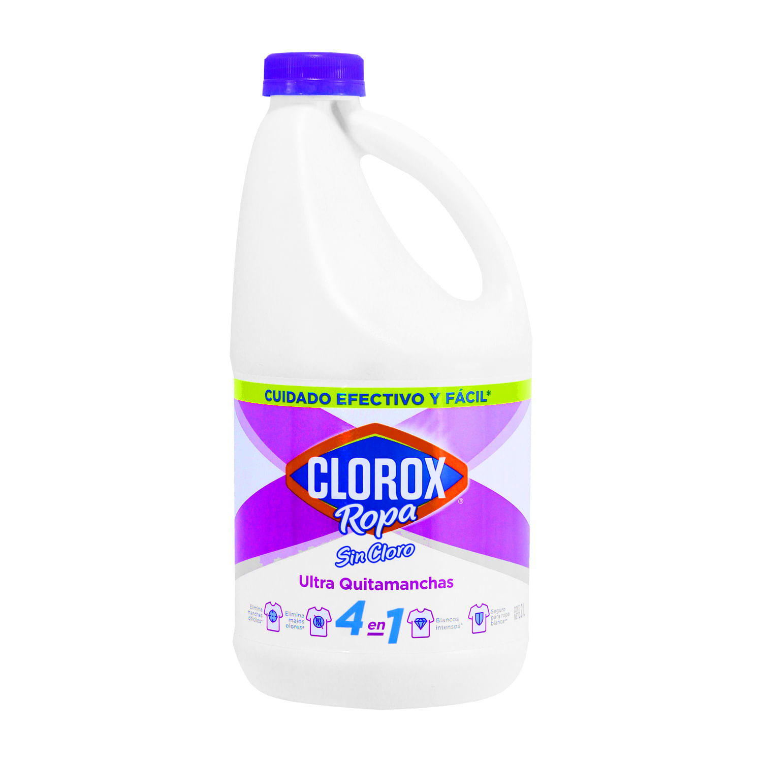 Detergente líquido ultra quitamanchas sin cloro 4 en 1 para ropa blanca ...
